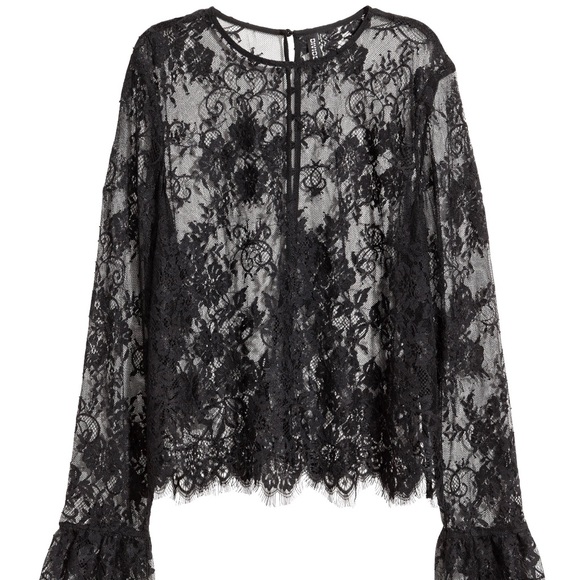 H&M | Tops | Nwt Hm Lace Blouse 2 | Poshmark
